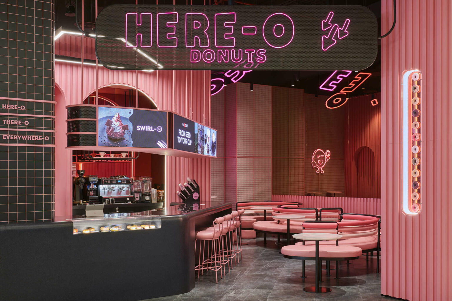 HERE-O Donuts, Nakheel Mall, Dubai - United Arab Emirates - FoodInSpace